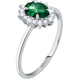 Live Diamond Ring female size 60 Green / White