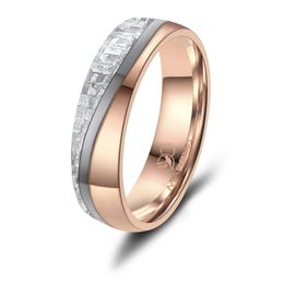 Marrya Ring 'MARRYA CA-08 Ehering aus Carbon + Titan - Ros&eacute;-Wei&szlig;' Damen Gr&ouml;&szlig;e 56 white denim