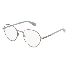 Adidas Originals OR5090 Brille Unisex | Fassung: Vollrand, Rund, Grau Matt