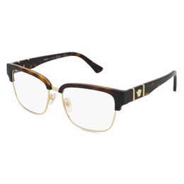 Versace VE3348 Brille Herren | Fassung: Vollrand, Quadratisch, Havanna