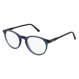 Polo Ralph Lauren PH2083 Brille Herren | Fassung: Vollrand, Panto, Blau Gl&auml;nzend