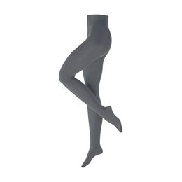 Burlington Strumpfhose 'Cosy Cottage' Damen Gr&ouml;&szlig;e S/M hellgrau