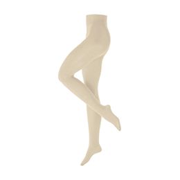 BURLINGTON Tights 'Cosy Cottage' female size L Cream