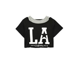 KOTON T-Shirt Damen Gr&ouml;&szlig;e L graumeliert / schwarz / wei&szlig;