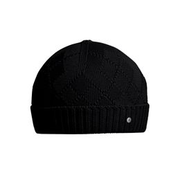 Burlington Hat 'Argyle Accent' male size 54/64 Black