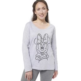 Disney Minnie Mouse Pyjama Damen Gr&ouml;&szlig;e S grau Sommerkleid