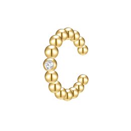 Lulu & Jane Ohrringe Damen Gr&ouml;&szlig;e One Size goldgelb / silber