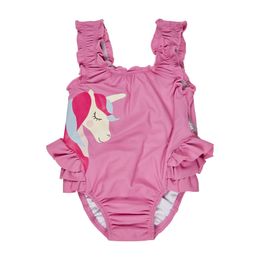 Sterntaler Badeanzug M&auml;dchen Gr&ouml;&szlig;e 92 hellbeige / pastellblau / pink / rot