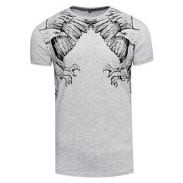 Rusty Neal T-Shirt Herren Gr&ouml;&szlig;e XXL graumeliert / schwarz