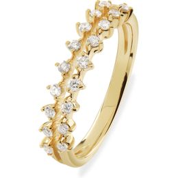 CHRIST Ring female size 54 Gold