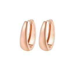 Hey Happiness Ohrringe 'Bold Dome Hoop' Damen Gr&ouml;&szlig;e One Size rosegold