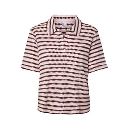 Pieces Poloshirt 'PCJeya' Damen Gr&ouml;&szlig;e M braun / altrosa