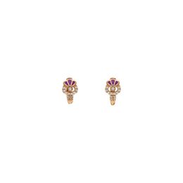 faina Ohrringe Damen Gr&ouml;&szlig;e One Size rosegold / lila / transparent