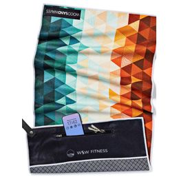Woodsandwaves Handtuch 'Kaleidoscope' Damen Gr&ouml;&szlig;e One Size bunt