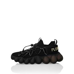 Plein Sport Sneaker 'The Bubble Gen.X.02 Tiger' Herren Gr&ouml;&szlig;e 45 schwarz / silber Sommerschuhe
