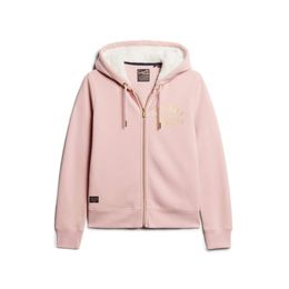 Superdry & Co Zip-Up Hoodie female size S Gold / Rose