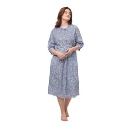 Ulla Popken Midikleid in violett blau | Gr.: 54-56