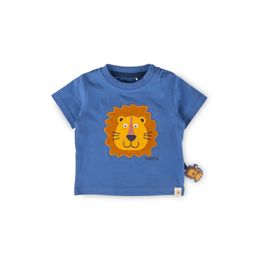 Sigikid Shirt 'T-Shirt Tiger & L&ouml;we' Jungen Gr&ouml;&szlig;e 80 blau