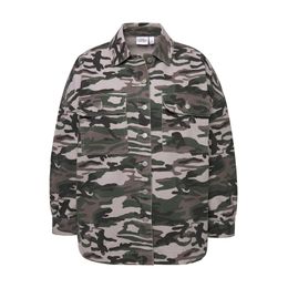 Studio Untold Bluse Damen Gr&ouml;&szlig;e L beige / gr&uuml;n / khaki / schwarz