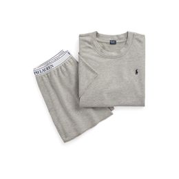 Polo Ralph Lauren Pajama ' Short Sleeve Shirt & Short Set ' female size M mottled grey