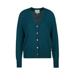 19V69 ITALIA Knit Cardigan 'Veronica' female size XL Cyan blue