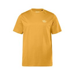 Men Plus T-Shirt Herren Gr&ouml;&szlig;e 7XL honig / wei&szlig;