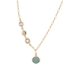 NAEMI Kette Damen Gr&ouml;&szlig;e One Size azur / gold