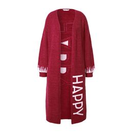 Angel of Style Knit Cardigan female size XXL/XXXL Carmine red / White