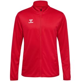 Hummel Sweatjacke 'Essential' Herren Gr&ouml;&szlig;e XXL cranberry / wei&szlig;