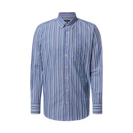 FYNCH-HATTON Button Up Shirt male size L Blue / White