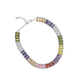 Collezione Alessandro Armband 'Rainbow Spark' Damen Gr&ouml;&szlig;e 20 cm bunt