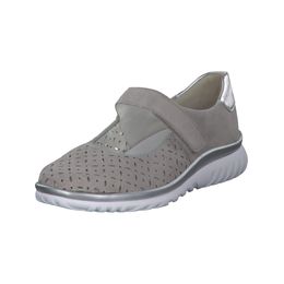 Semler Slip On 'Lena' Damen Gr&ouml;&szlig;e 41 grau / wei&szlig; Sommerschuhe