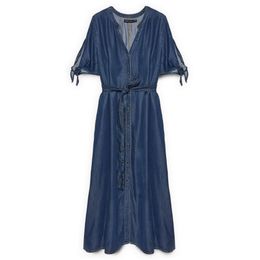 Fiorella Rubino Kleid Damen Gr&ouml;&szlig;e 54 blau Sommerkleid
