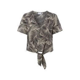 Vila Bluse Vilimia Kea in beige schwarz | Gr.: 40