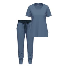 Ammann Pyjama 'Night & Home' Damen Gr&ouml;&szlig;e XXL blau Sommerkleid
