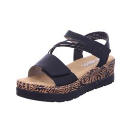 Rieker Sandale in schwarz/schwarz | Gr.: 40