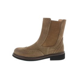 XAVER LUIS Schuhmanufaktur Chelsea Boots 'EMMA' female size 41 Ochre
