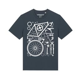 Watapparel T-Shirt Herren Gr&ouml;&szlig;e XXXL anthrazit / wei&szlig;