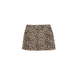 KOTON Rock Damen Gr&ouml;&szlig;e 38 beige / braun / schwarz