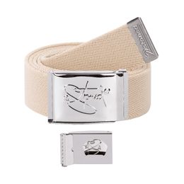 2stoned G&uuml;rtel 'Stretch Classic Chrom Bottle-Opener' Damen Gr&ouml;&szlig;e 130 beige