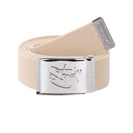 2stoned G&uuml;rtel 'Stretch Classic Chrom' Damen Gr&ouml;&szlig;e 130 beige