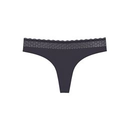 Triumph String ' Feel of Modal ' Damen Gr&ouml;&szlig;e XS nachtblau / dunkelgrau