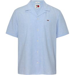 Tommy Jeans Button Up Shirt male size M Blue / Navy / Red / White