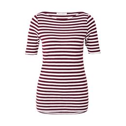 Marc O'Polo Marc O'polo T-Shirt Damen Gr&ouml;&szlig;e L burgunder / wei&szlig;