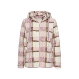 Ulla Popken Jacke Damen Gr&ouml;&szlig;e XL/XXL elfenbein / braun / helllila / rosa