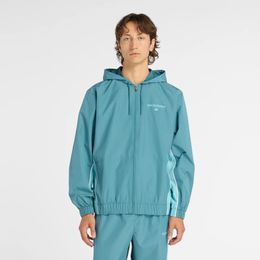 New Balance 'Trackside Woven Jacket'. Herren Gr&ouml;&szlig;e XXL blau / cyanblau Sommerjacke