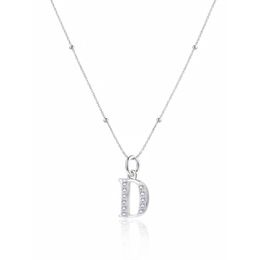 Hey Happiness Kette 'Letter D' Damen Gr&ouml;&szlig;e Onesize silber