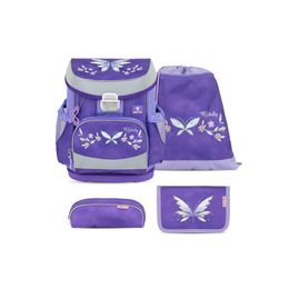Belmil Schulranzen 'Ergonomisches Schulranzen-Set 4-teilig' Jungen Gr&ouml;&szlig;e One Size helllila