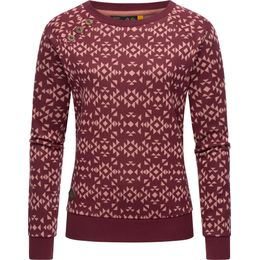 Ragwear Sweatshirt 'Darria' Damen Gr&ouml;&szlig;e M merlot / pastellrot