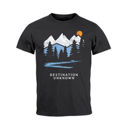 Neverless Shirt 'Destination unknown' male size S Anthracite
